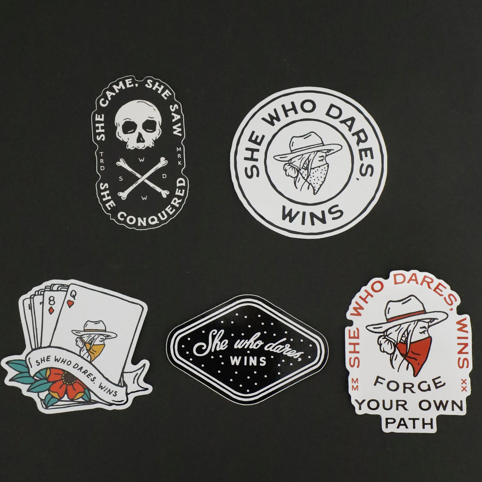 Sticker pack 2022 collection – She who dares wins